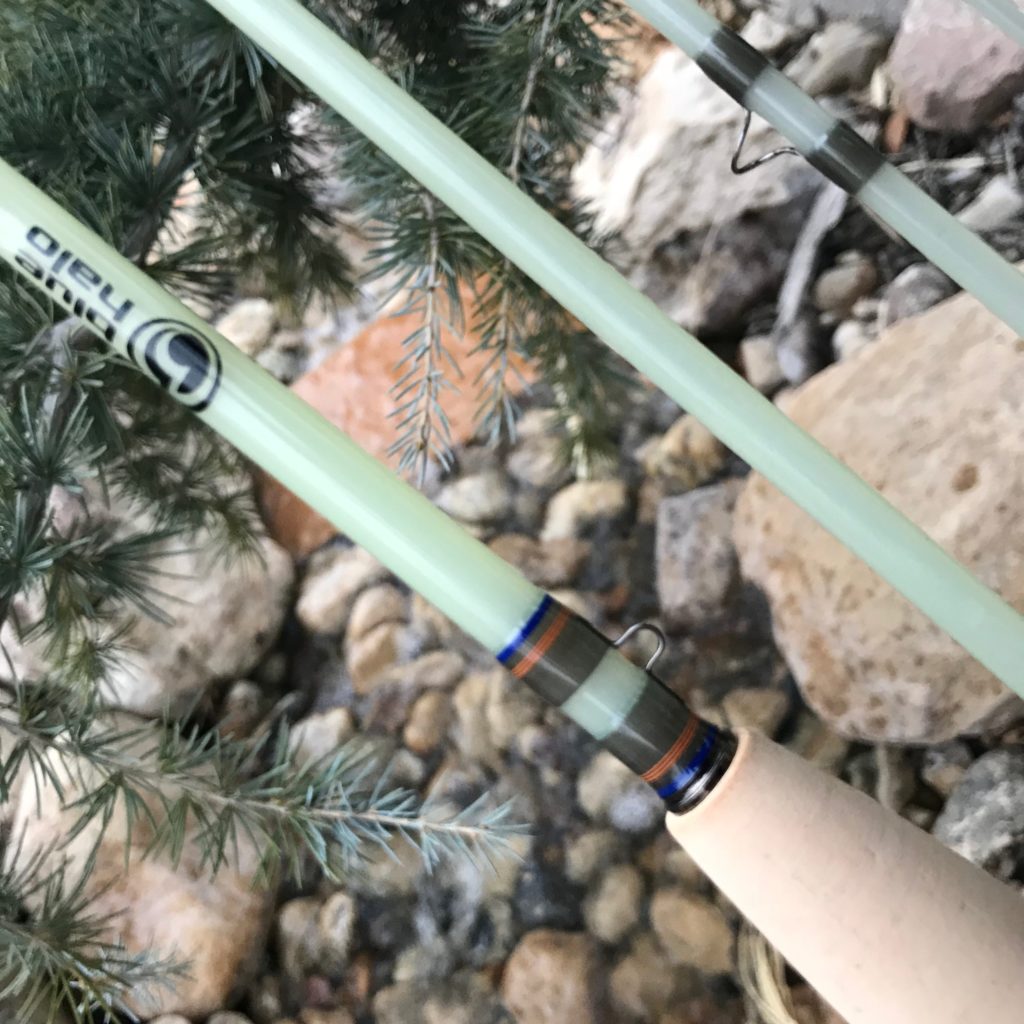 Blue Halo Fly Rods with upgraded components from Lemke
